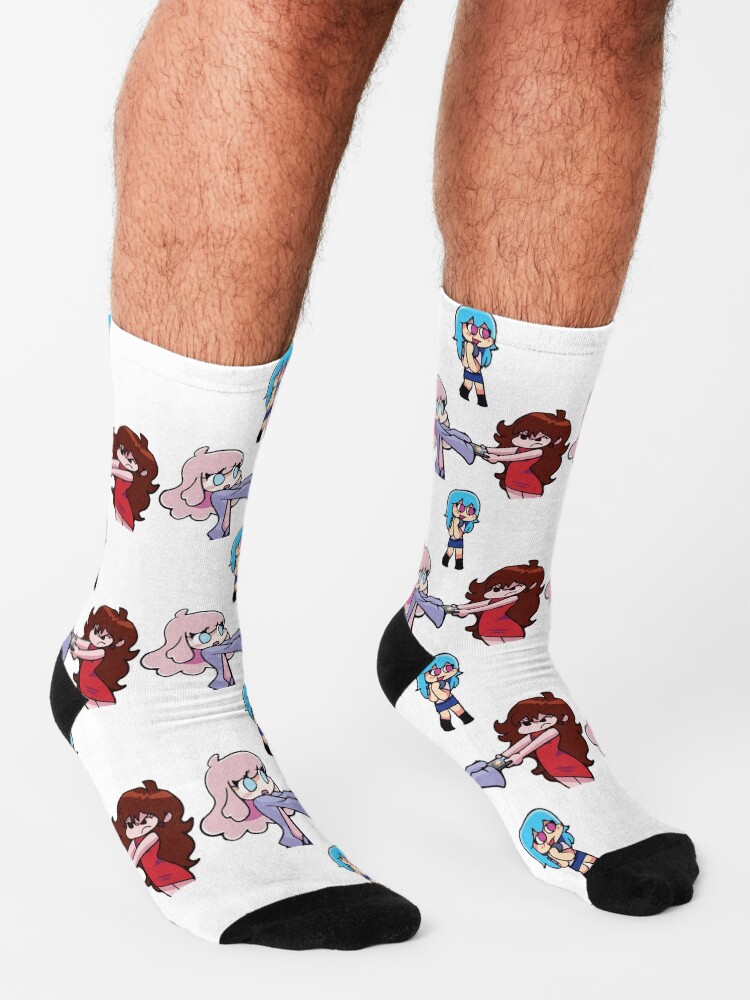 "cloud vs girlfriend fnf sky fnf" Socks for Sale by spamton-funny ...
