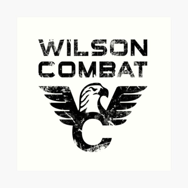 "wilson combat logo" Art Print for Sale by hotifroti | Redbubble