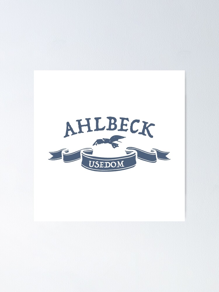 "Ahlbeck / Insel Usedom - Ostsee" Poster von ostseeshop | Redbubble