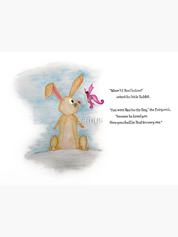 "Velveteen Rabbit Illustration" Poster by samys | Redbubble