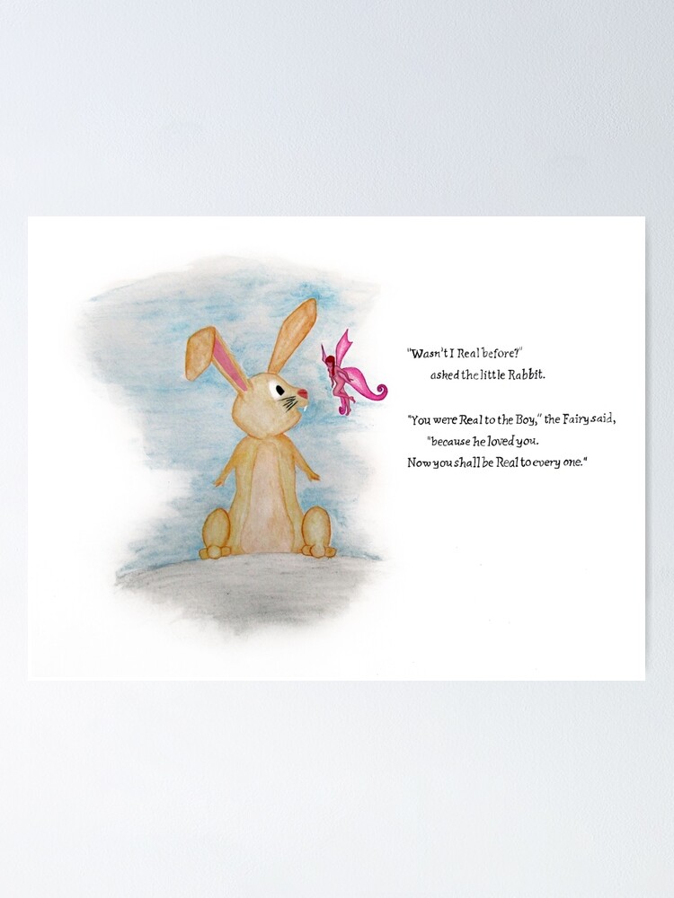 "Velveteen Rabbit Illustration" Poster by samys | Redbubble