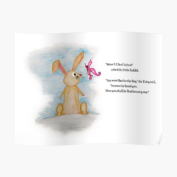 "Velveteen Rabbit Illustration" Poster by samys | Redbubble