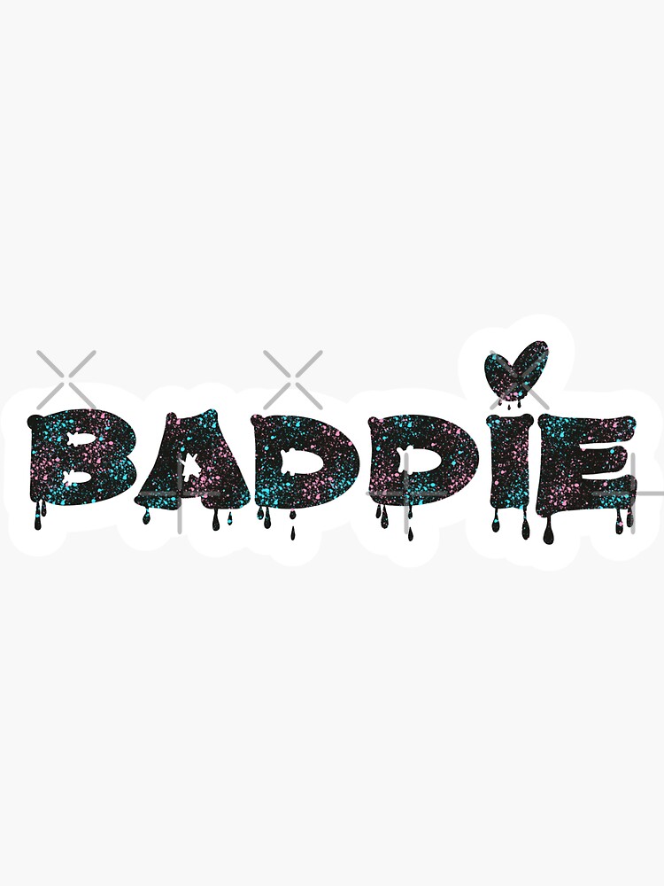 "Baddie Design Collection" Sticker by SassyFoxDesigns | Redbubble