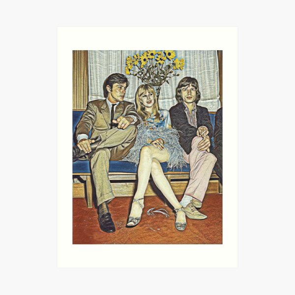 "When he's Mick Jagger, but you are Alain Delon" Art Print for Sale by ...
