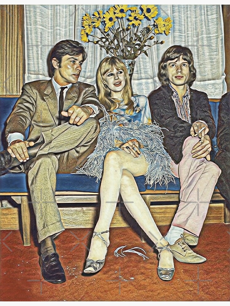"When he's Mick Jagger, but you are Alain Delon" Art Print for Sale by ...