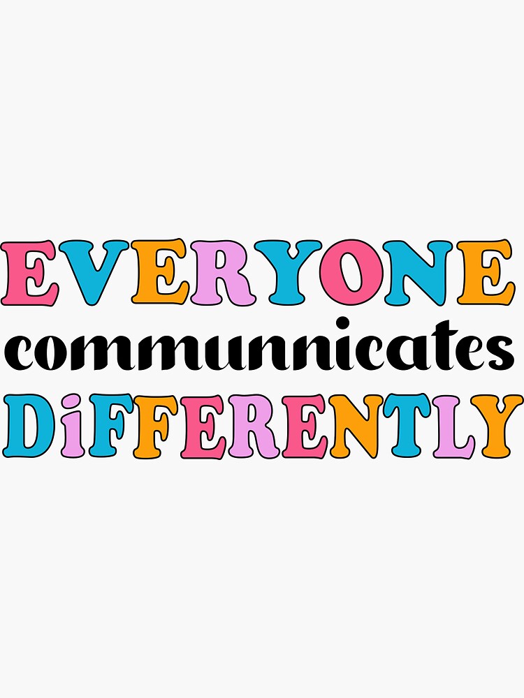 "everyone Communicate Differently Autism T-Shirt Special Ed Teacher ...