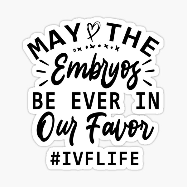 "Funny IVF Life Quote IVF Transfer Day, Retrieval Day IVF Couple Gift ...