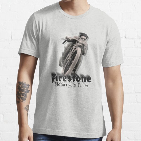 "Vintage Firestone Poster recreated by UrbanHero " T-shirt for Sale by ...