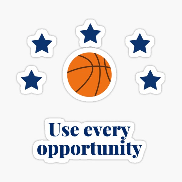 "Take every opportunity" Sticker for Sale by illootu | Redbubble