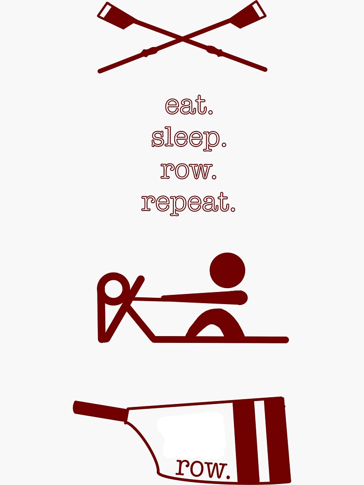 "Rowing Sticker Pack" Sticker by Stickersnthings | Redbubble