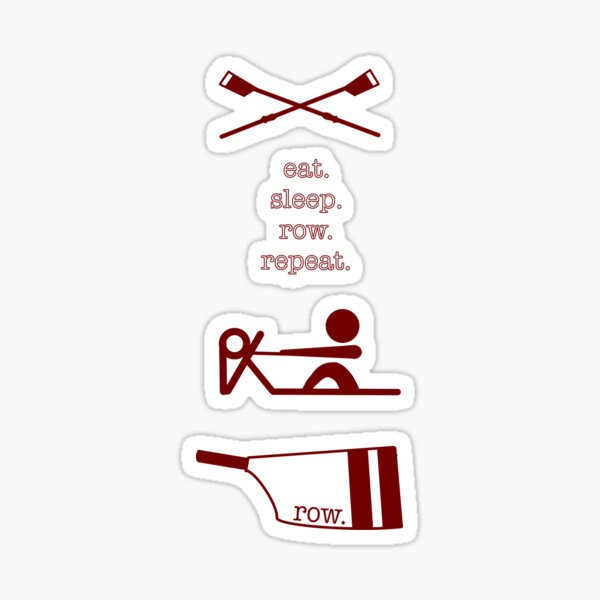 "Rowing Sticker Pack" Sticker by Stickersnthings | Redbubble