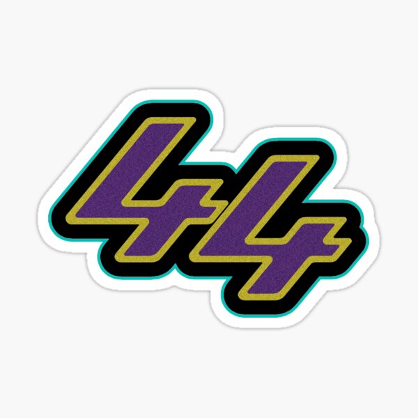 "#44 Lewis Hamilton - Metallic - Formula 1" Sticker for Sale by Harley ...