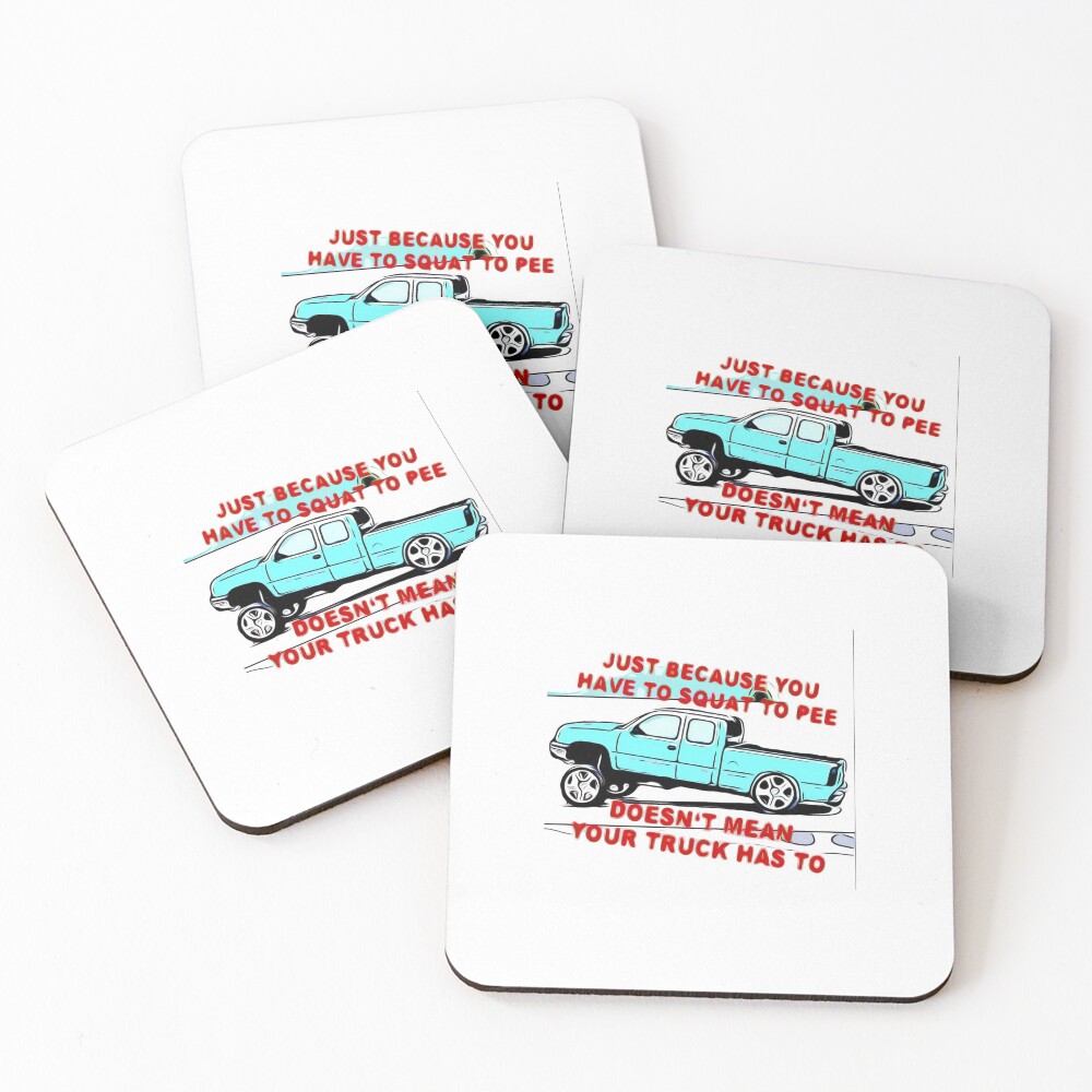 "Squatted Truck" Sticker for Sale by CowboyFireman | Redbubble