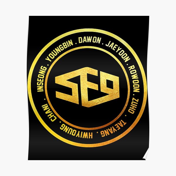 "SF9 Logo" Poster by hallyupunch | Redbubble