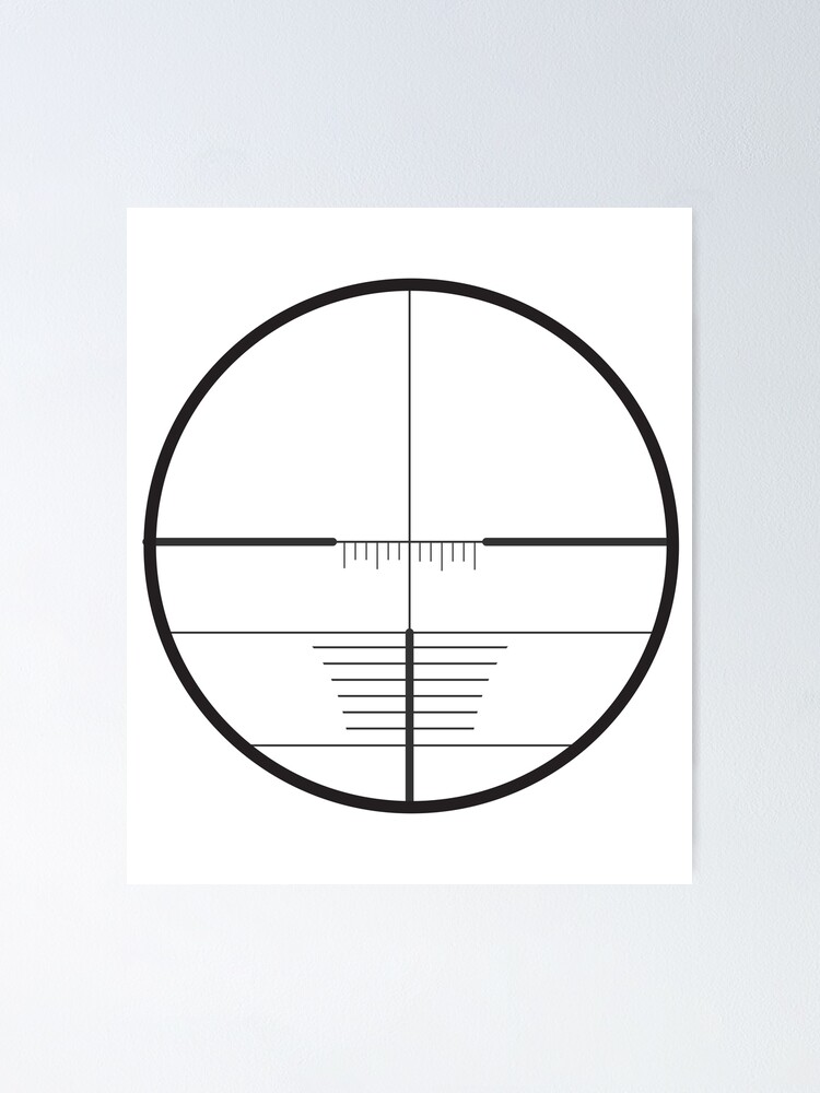 "Military or sport Sniper rifle scope." Poster for Sale by AmnDesign ...