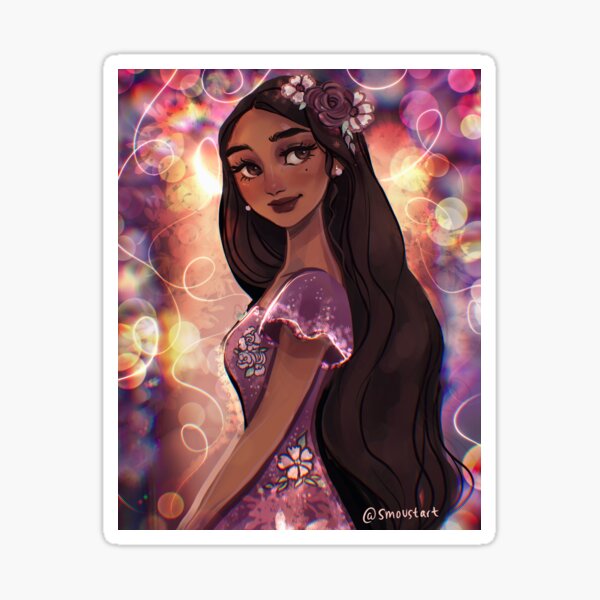 "Isa" Sticker for Sale by smoustart | Redbubble