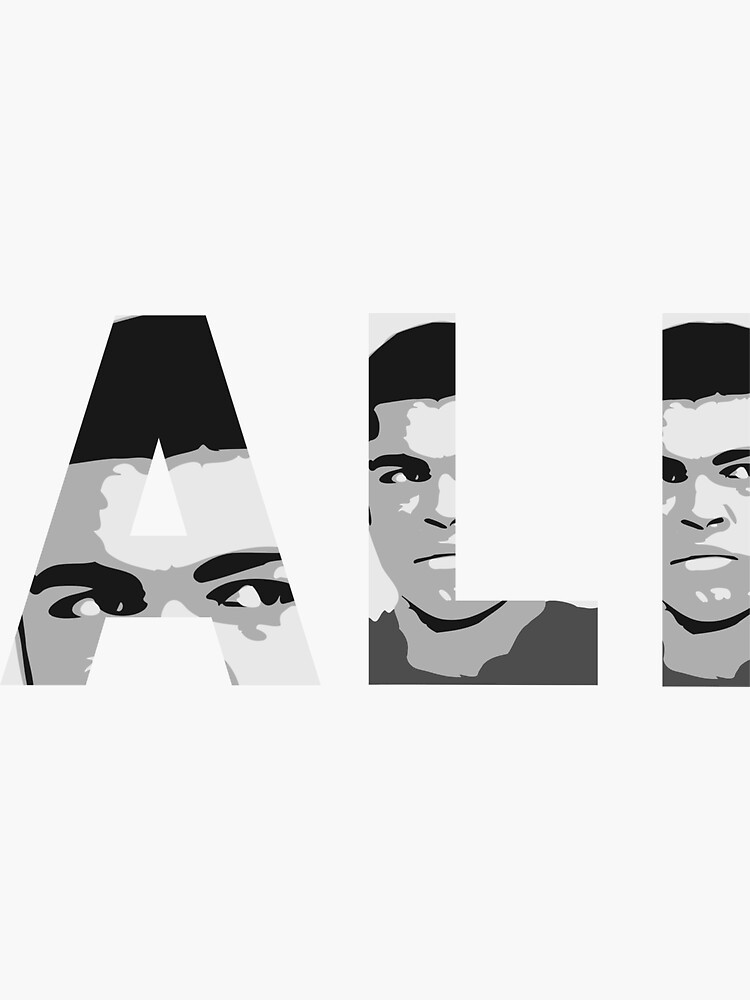 "ALI " Sticker by CreativeEmpires | Redbubble