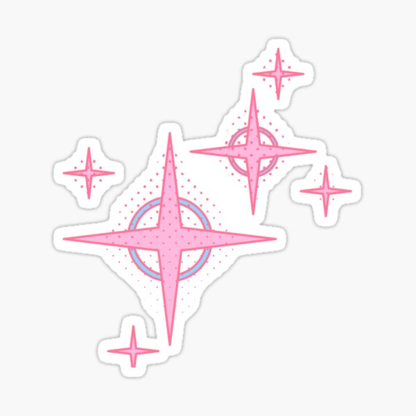 "Night star " Sticker by ILLUSION-379 | Redbubble