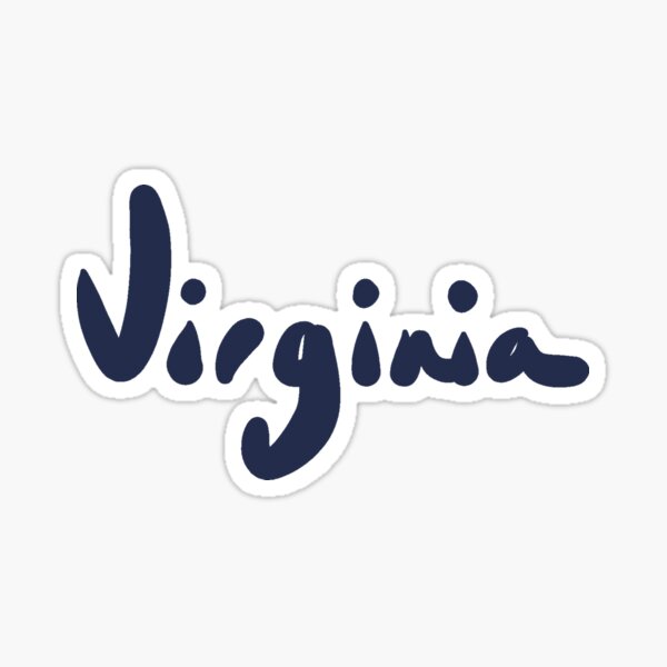 "Virginia state logo" Sticker for Sale by Travel-Planet | Redbubble