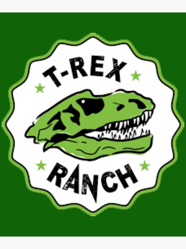 "T-rex ranch" Art Print for Sale by AgTee | Redbubble