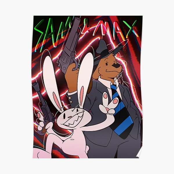 "Sam & Max Beyond time and space" Poster for Sale by aceiinspace ...