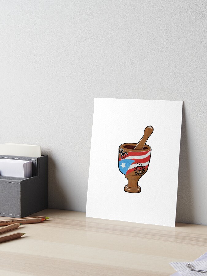 "Pilón Boricua | Puerto Rico Flag" Art Board Print for Sale by Art-y ...