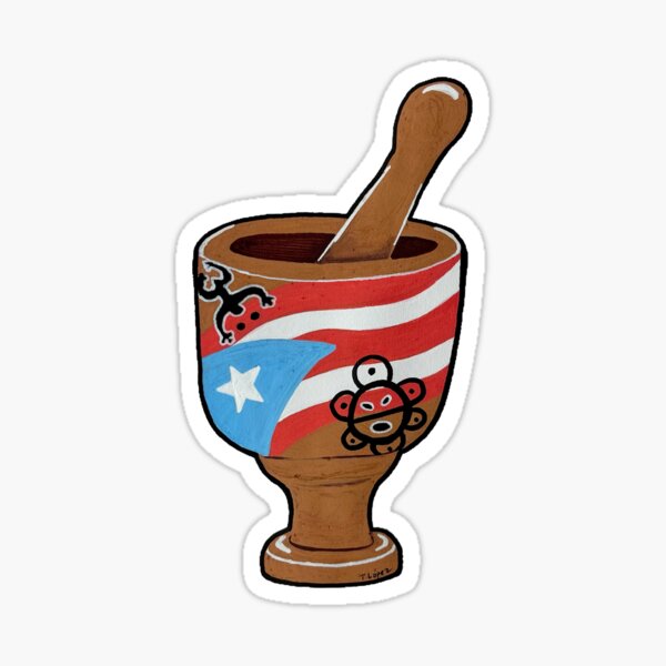 "Pilón Boricua | Puerto Rico Flag" Sticker for Sale by Art-y-Son ...