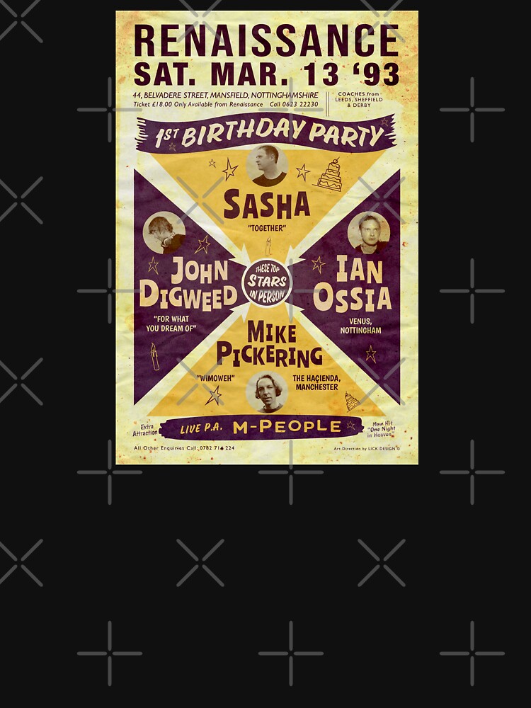 "Renaissance Nottingham 1st Birthday 1993 Sasha John Digweed Mike ...