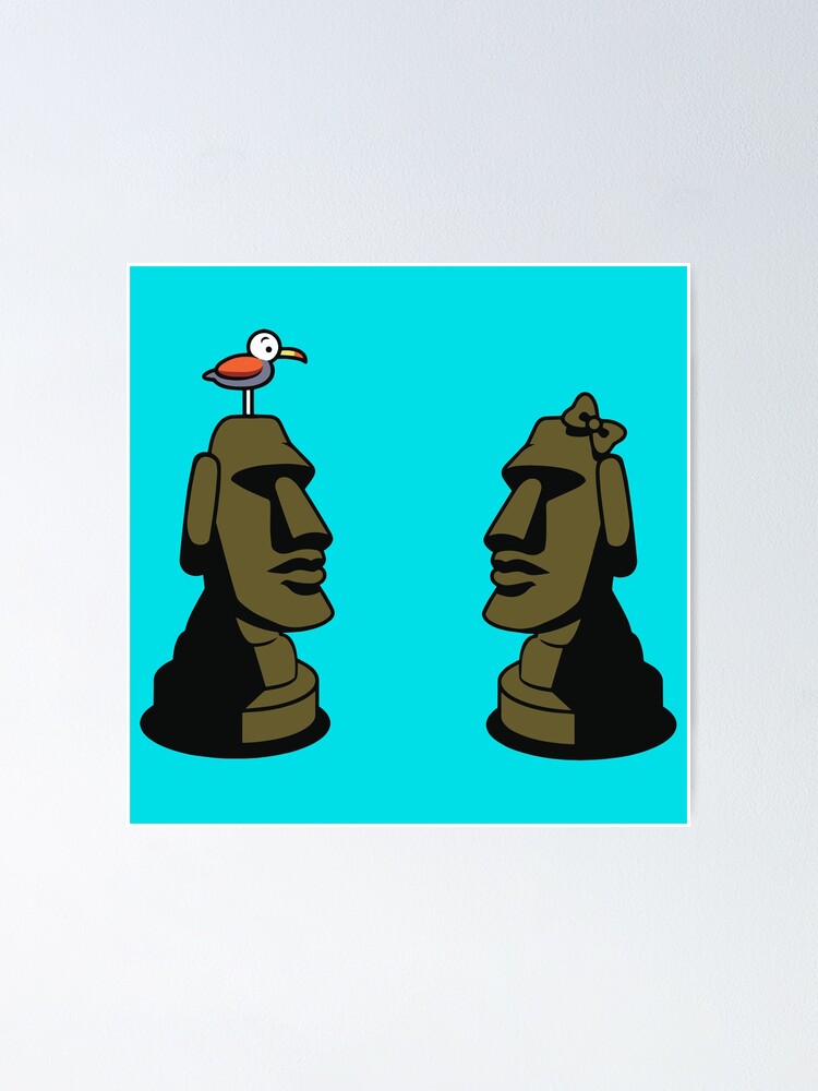 "Moai Kids - Rhythm Heaven" Poster for Sale by Biochao | Redbubble