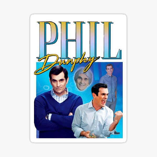 "Phil Dunphy" Sticker by LaurenNaughtxn | Redbubble