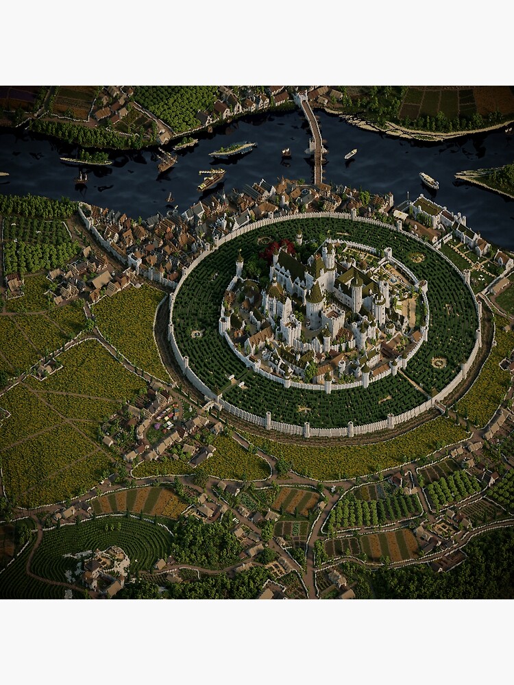 "WesterosCraft Highgarden in Minecraft Render" Poster by westeroscraft ...