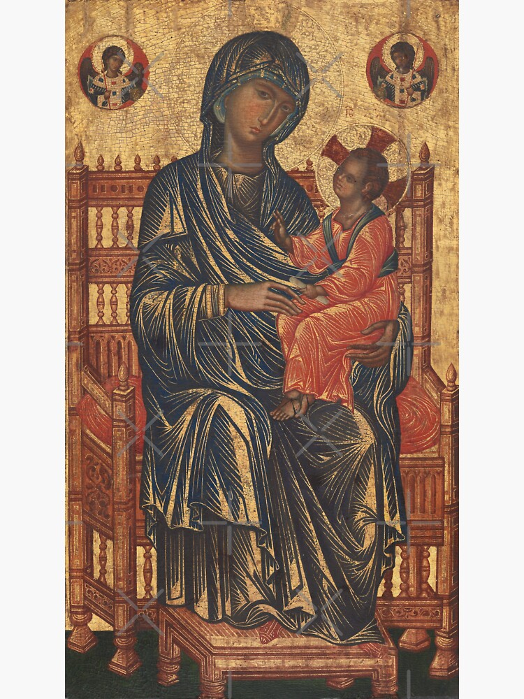 "Thronende Madonna mit Jesuskind byzantinischen 13. Jahrhundert (möglicherweise aus ...