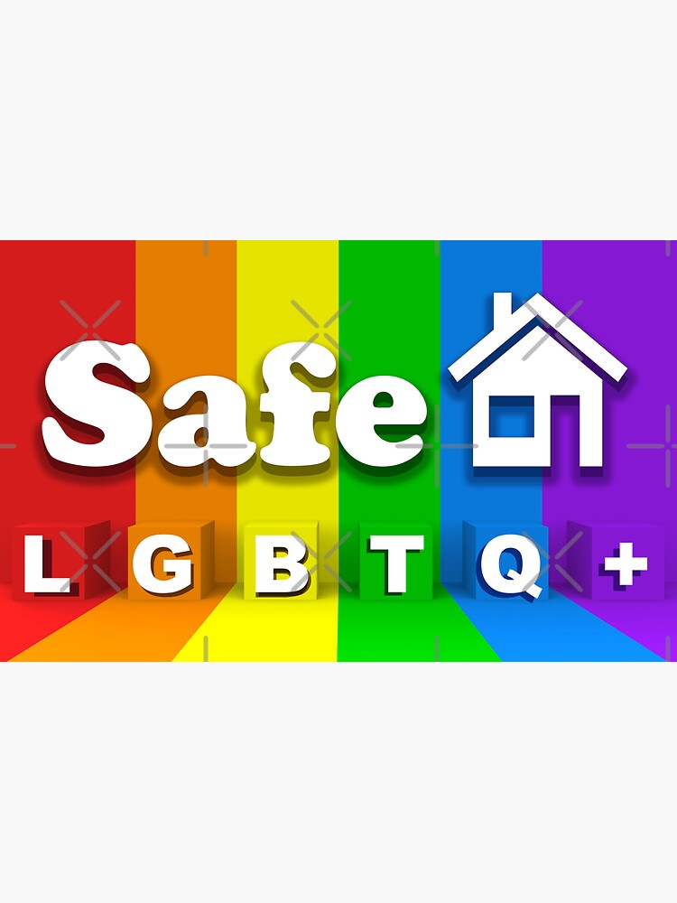 "LGBTQ Plus Sign Safe Zone Equality" Sticker for Sale by aronia | Redbubble