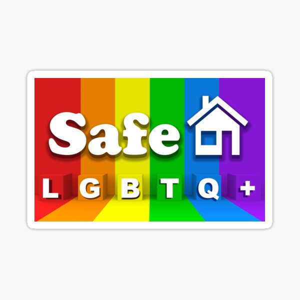 "LGBTQ Plus Sign Safe Zone Equality" Sticker for Sale by aronia | Redbubble
