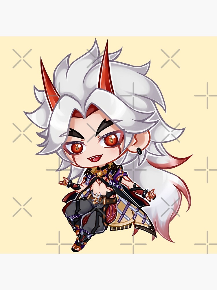 "Itto chibi" Poster for Sale by HellaKumii | Redbubble