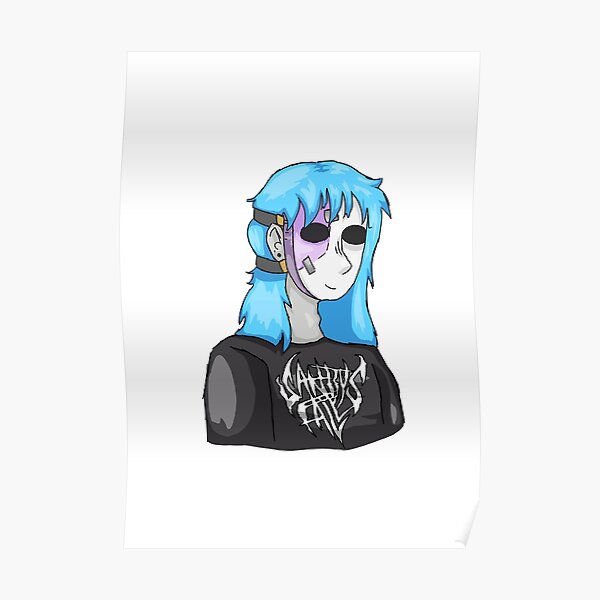 "sally face" Poster for Sale by Roseyarts06 | Redbubble