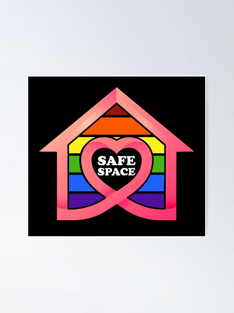 "LGBTQ Plus Sign Safe Space Equality" Poster by aronia | Redbubble