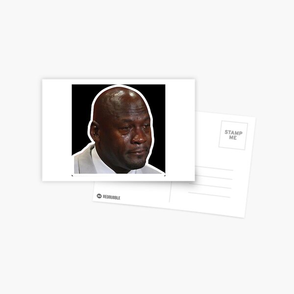 "crying man meme" Postcard by los-memes | Redbubble