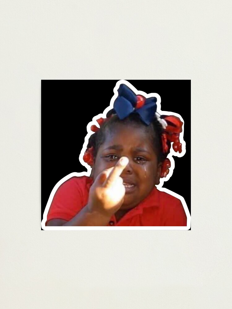 "Crying kid meme" Photographic Print for Sale by los-memes | Redbubble