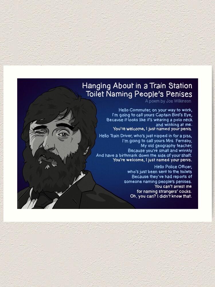 "Joe Wilkinson Poem" Art Print for Sale by megmclain | Redbubble