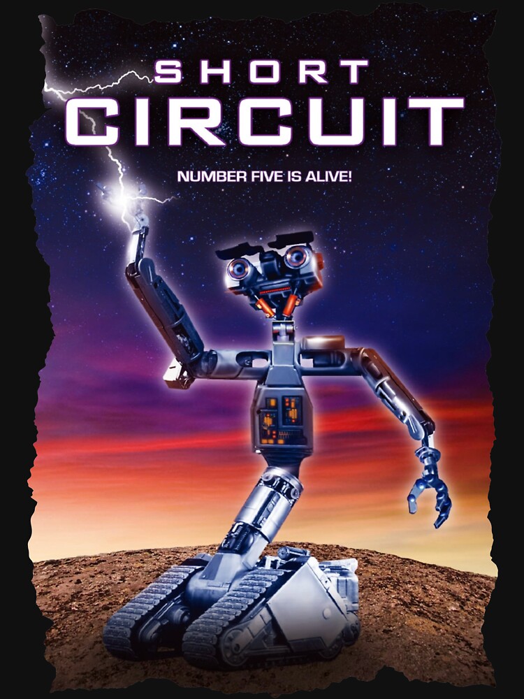 "SHORT CIRCUIT" T-shirt for Sale by Taatterson | Redbubble | short ...