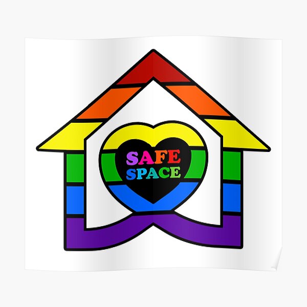 "Sign LGBTQ Plus Safe Space Equality" Poster for Sale by aronia | Redbubble