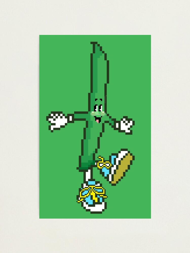 "Pixel Bean!" Photographic Print for Sale by Tufukins | Redbubble