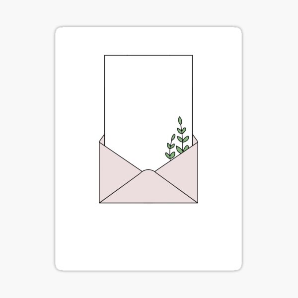 "Envelope " Sticker for Sale by Maddyscreations | Redbubble