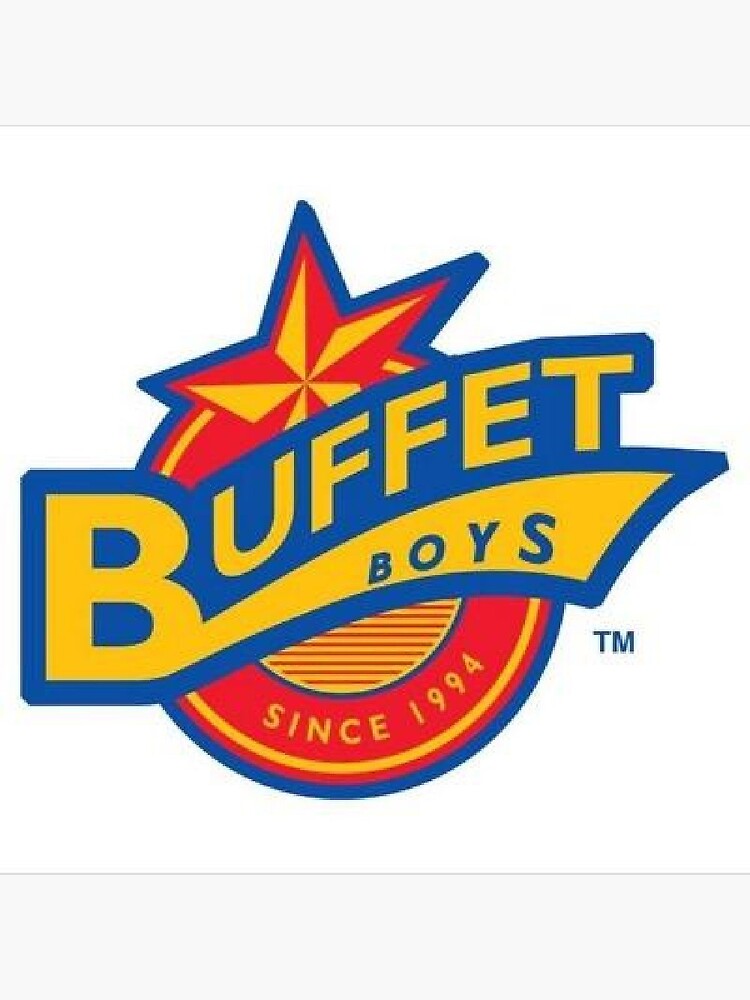 "Buffet Boys" Sticker for Sale by RedBoi | Redbubble