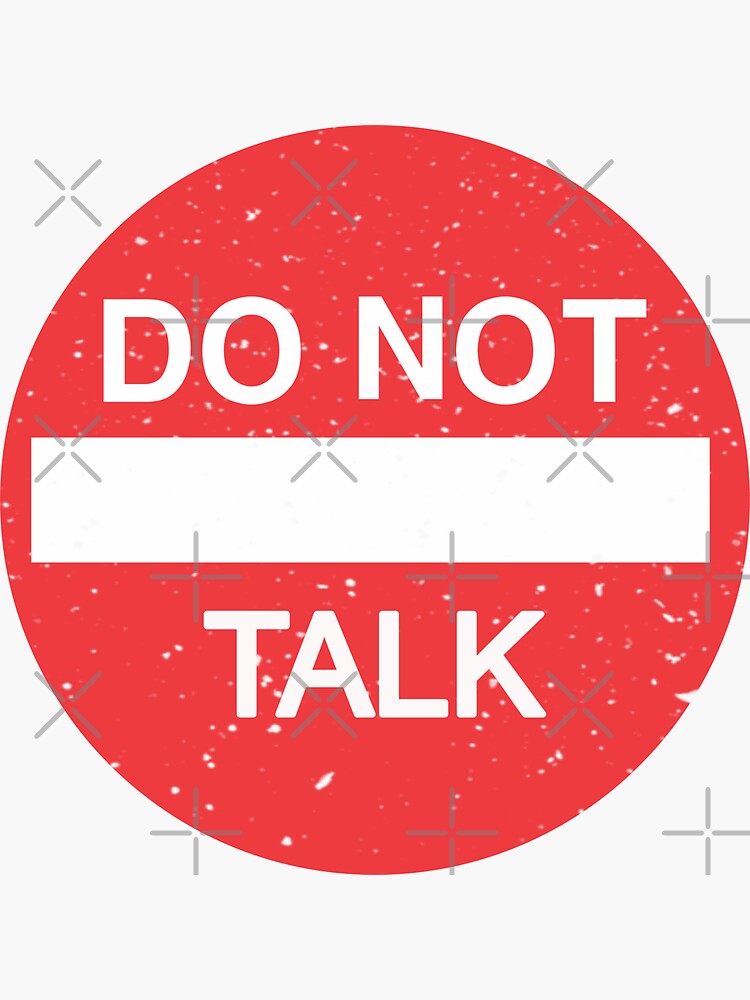 "Do Not Talk- funny introvert social anxiety stop sign t-shirt and ...