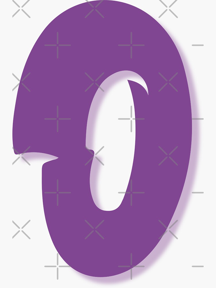 "Purple Graffiti Letter O" Sticker for Sale by LetterMom | Redbubble