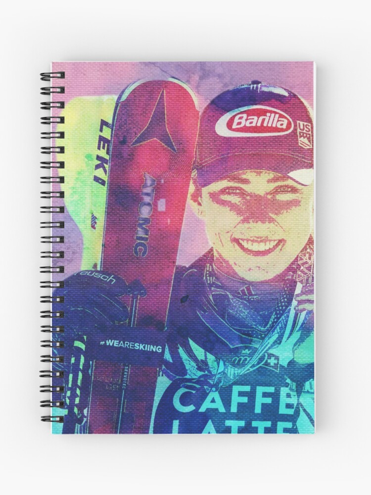 "Alpine Ski, Mikaela Shiffrin" Spiral Notebook for Sale by alpineskiier ...