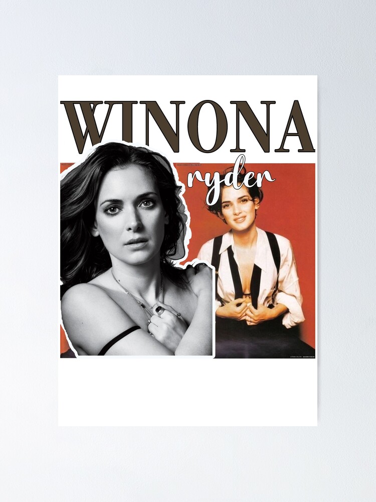 "Winona Ryder" Poster for Sale by dovetastic123 | Redbubble