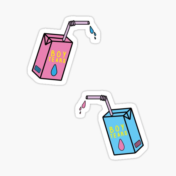 "Boys Tears Juicebox" Sticker for Sale by Lousy-Sanchez | Redbubble